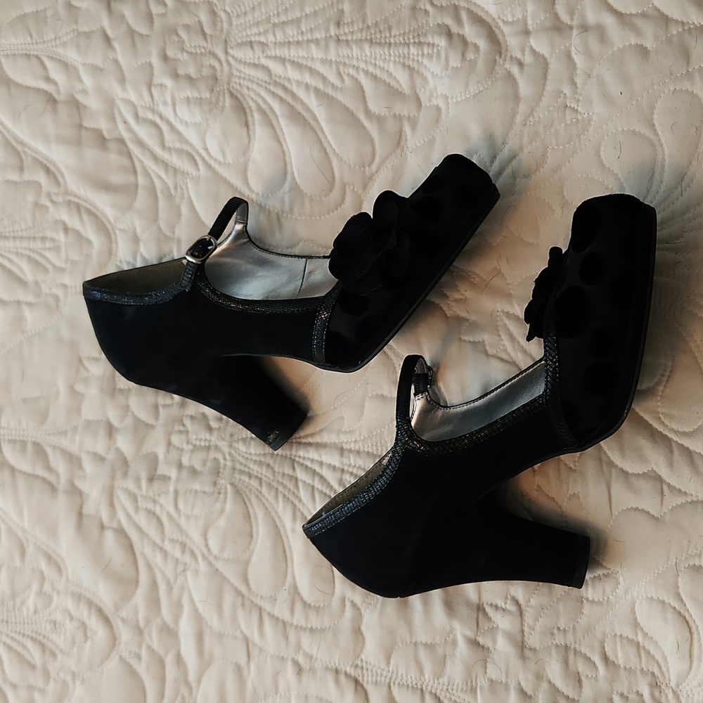 Ruby Shoo | Nero Black Polka Dot Hannah Vintage Look … - Gem